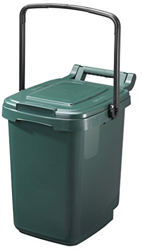 Large Compost Caddy Green For Food Waste Recycling 23l Plastic ...