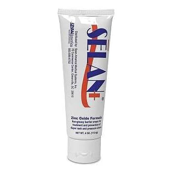 Amazon.com : Span America Selan+ Zinc Oxide Barrier Cream 4 Oz. Tube ...