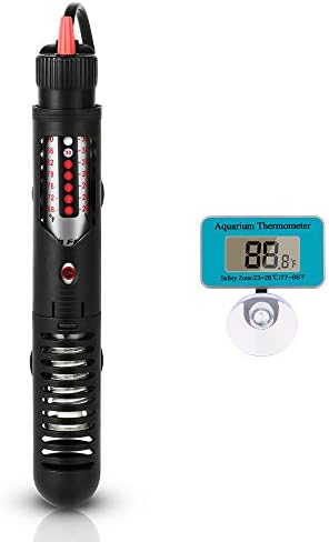 DaToo Aquarium Heater Fish Tank Heater Submersible 25 Watt, 1 Yr ...