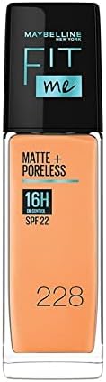 MAYBELLINE New York Fit Me Matte + Poreless Liquid Foundation, 228 Soft ...