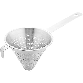 Amazon.com: Crestware 8-Inch Coarse Mesh Strainer, Stainless Steel ...