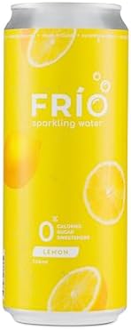 Frio Lemon Sparkling Water - 330ml - 0 Sugar, 0 Calories, No Artificial ...