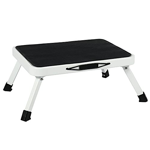 REDCAMP Step Stool Folding, Small One Step Ladder With Anti-Slip ...