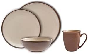 Amazon.com | Denby Everyday 16 Piece Dinnerware Set (Cappuccino ...