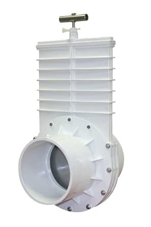 Amazon.com: Valterra 6" PVC Gate Valve - Slip Hub Fittings with ...