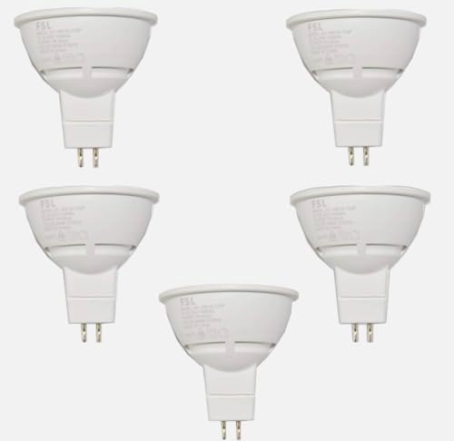 FSL LED MR16 Spot Light 7W GU5.3 vlotage AC90-220V White 6500K/Warm White 3000K,5 PACK PRICE ...