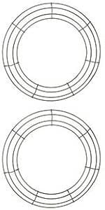 Amazon.com: Royalty Essentials 14 Inch Metal Wire Wreath Wire Frame ...