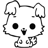 Chibimaru Talk - Wall Size Cartoon Decal Vinyl Decor Graphics Wallpaper ...