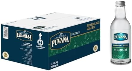 Puvana Sparkling Water Medium 240 ml X 24 price in Saudi Arabia | Amazon Saudi Arabia ...