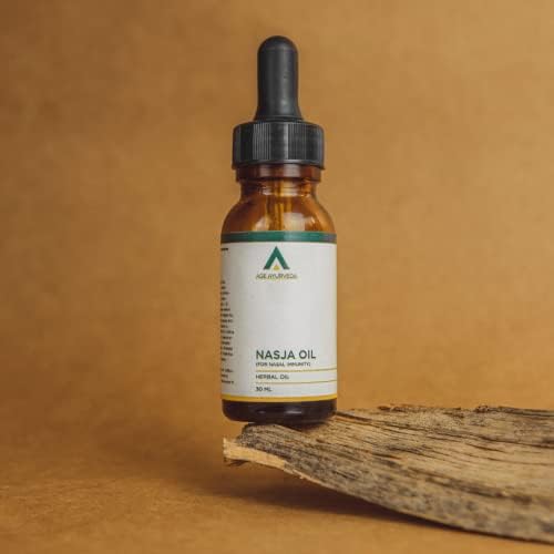 سعر Age Ayurveda NASJA OIL 30 ml قطرة أنف لصحة الأنف ومناعة (عبوة من 1 ...