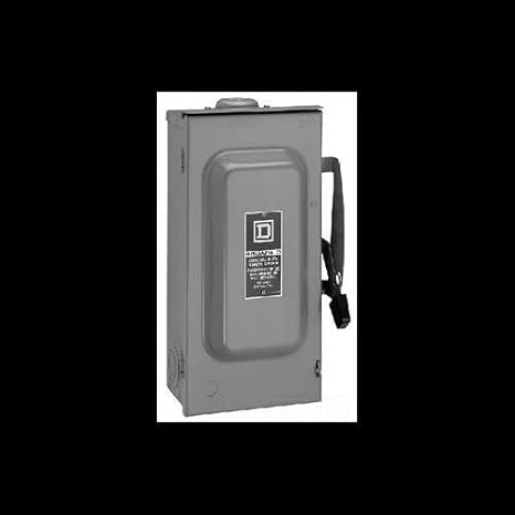 Amazon.com: SQUARE D D224NRB N 200A 240V 1PH Fused NEMA 3 New ...