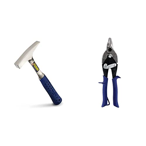 Estwing T3-18 18 Oz Tinner's Hammer & Malco C5R 5-Blade Pipe Crimper in ...