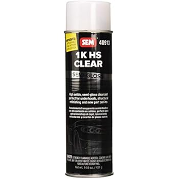 Amazon.com: SEM 13013 Satin Clear Color Coat - 12 oz.: Automotive