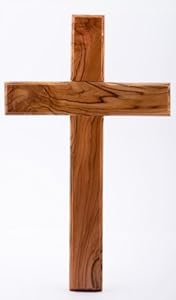 Amazon.com: Wooden Cross. Plain wood cross. Holy Land wood cross.Olive ...