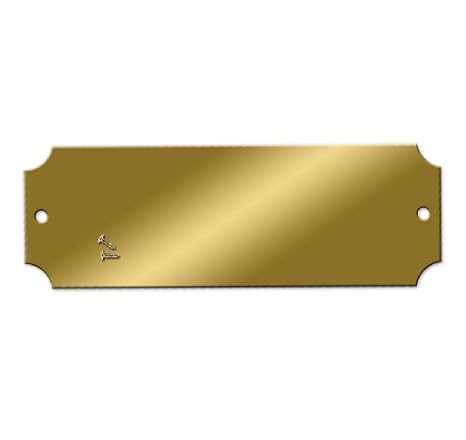Blank Engraving Brass Plates - 2-1/2 x 7/8 inch - Pk/25: Amazon.ca ...