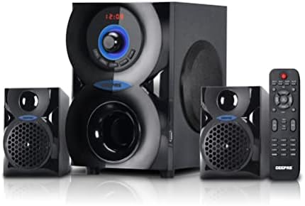 Geepas GMS8585 2.1 Ch Multimedia System Portable 20000W PMPO, Dual ...