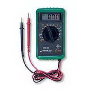 Greenlee DM-50 AC/DC Digital Multimeter 200/300 Volt AC 2/20/200/300 ...