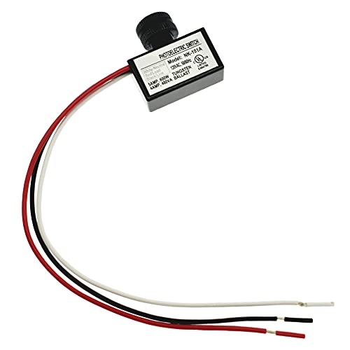 Photoelectric Switch,Light Control Sensor Button Switch,120V AC Outdoor ...