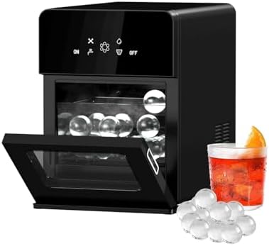 Sphere Ice Maker Machine, Ice Machine with Water Line Pipe & 1.6L Water ...