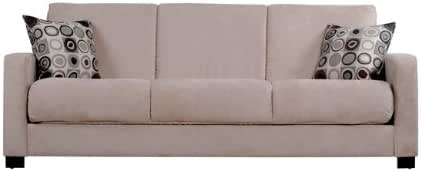 Amazon.com: Handy Living Cabo Living Room Convert-A-Couch Microfiber ...