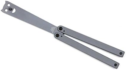Squid Industries Squiddy-G Butterfly Gray Plastic Practice Balisong ...