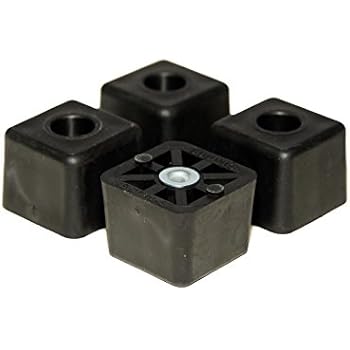 4 Large Rectangular Rubber Feet Bumpers - .528 H X 2.777 L X 1.375 W ...