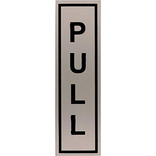 Buy Sevendi Push Pull Sign Boards Self Adhesive Stainless Steel Push ...