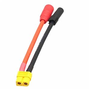 Amazon.com: XT60 Female to XT150 AS150 male Connector Adapter 5CM 10awg ...