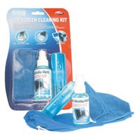 LCD Screen Cleaning Kit complete with microfibre cloth, anti-static ...