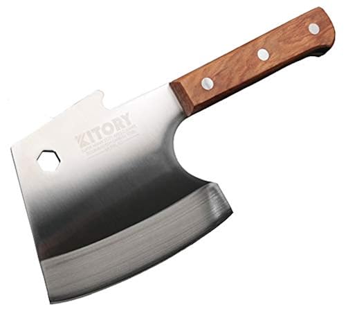 KITORY Meat Cleaver Heavy Duty Axes Shape Super heavy and thick Bone ...