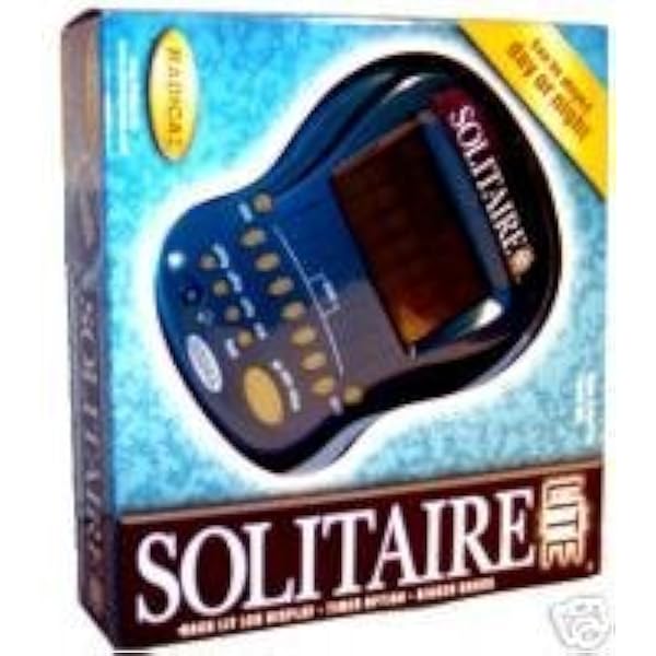 Limited time trial price Solitaire Lite Handheld Video Game Radica ...