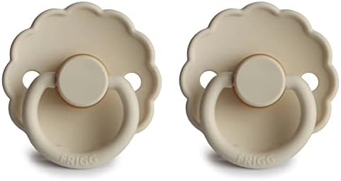FRIGG Daisy Latex Pacifier | 2-Pack | Natural Rubber Dummy ...