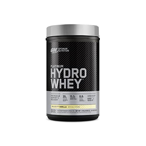 Optimum Nutrition Platinum Hydrowhey Protein Powder, 100% Hydrolyzed ...