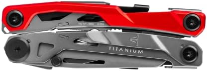 True Utility TI Locking Pocket Multi-Tool, 8-in-1 Tool kit, Titanium ...