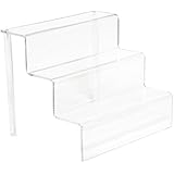 Amazon.com: Azar 326043 12-Inch W by 8.5-Inch D Three-Tier Acrylic Step ...