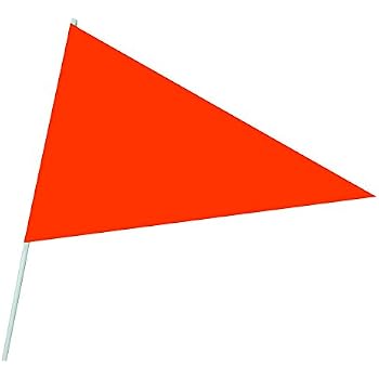 Amazon.com : Orange Bicycle Safety Flag Kit (6 ft. x 1/4 in. dia ...