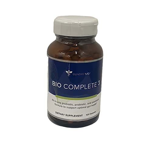 Bio Complete 3 - Gundry MD - Prebiotic, Probiotic, Postbiotic for Total ...