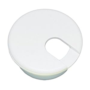Amazon.com: 1 Desk Cord Cable Wire Grommet White 1-1/2" #1037: Home ...