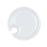Cocktail Party Plates with Built-In Stemware Holders