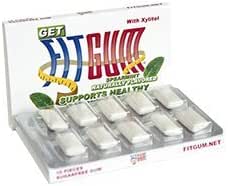 Amazon.com: FITGUM Functional Chewing Gum 1 Sleeve/10 Pieces - Diabetic ...