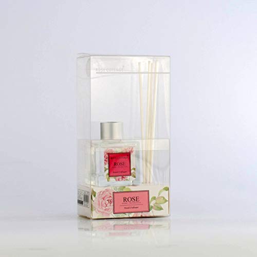 Rose Cottage Reed Diffuser Air Freshener Scented Sticks Fragrance Oil ...
