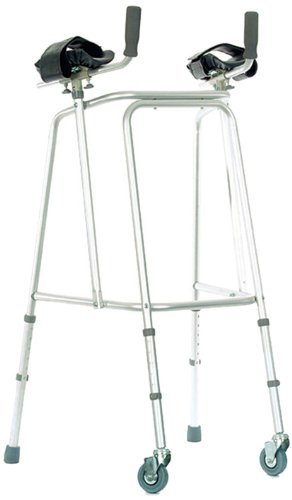 Buy NRS care Walking Frame with Forearm Trough Supports and Wheels by ...