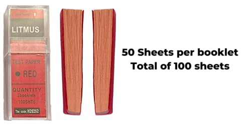 Litmus Paper Red And Blue, Acid And Base Test Strip, 100 Pieces Per ...