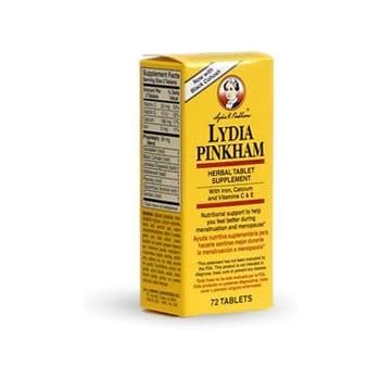 Amazon.com: Lydia Pinkham Herbal Tablet Supplement 150 Tablets (Pack of ...