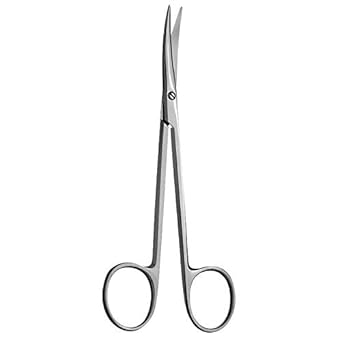 Amazon.com: V. Mueller SU1922 Jones Dissecting Scissor, Curved Blades ...