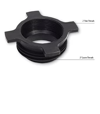 GROZ Drum Bung Converter | 2-inch (F) to Coarse Thread Adapter | (44386 ...