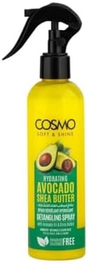 Cosmo Soft Shine and Avocado Shea Butter Hydrating Detangling Spray 250 ...