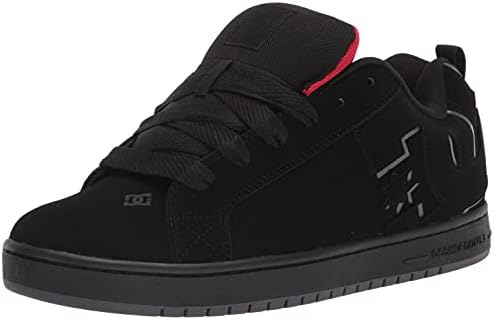 DC Men's Court Graffik Se Skate Shoe, Black/Red, 10 price in Saudi ...