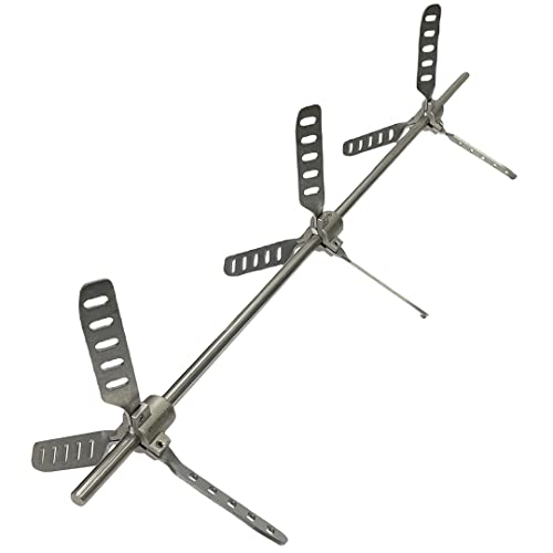 Cosmostar Stainless Steel Mixing Expandable Blade 55 Gallon Paint Mixer ...