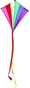 Amazon.com: New Tech Kites Rainbow Diamond Kite : Toys & Games